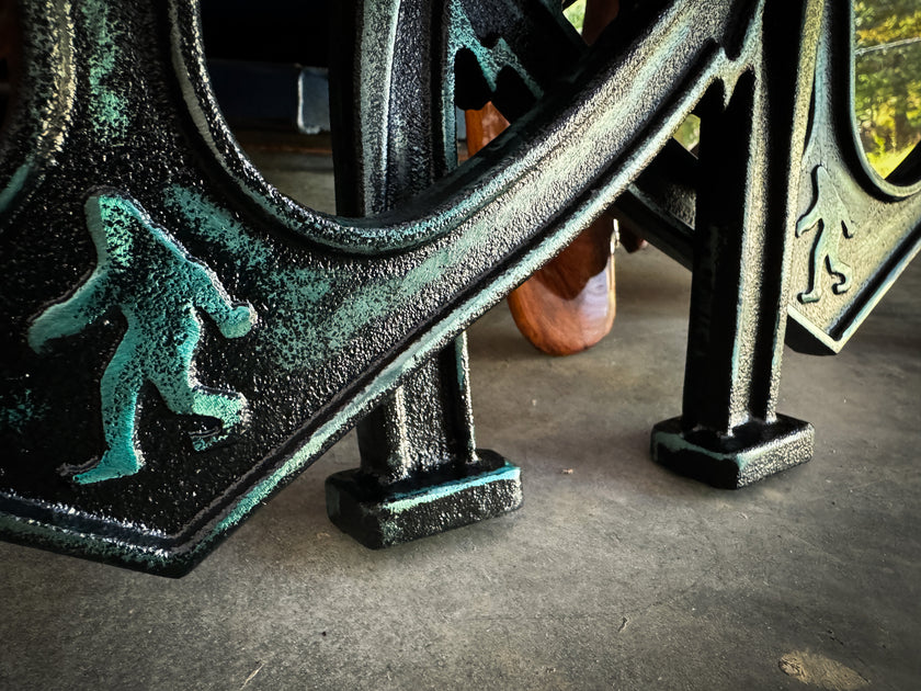 Vintage cast iron table legs store