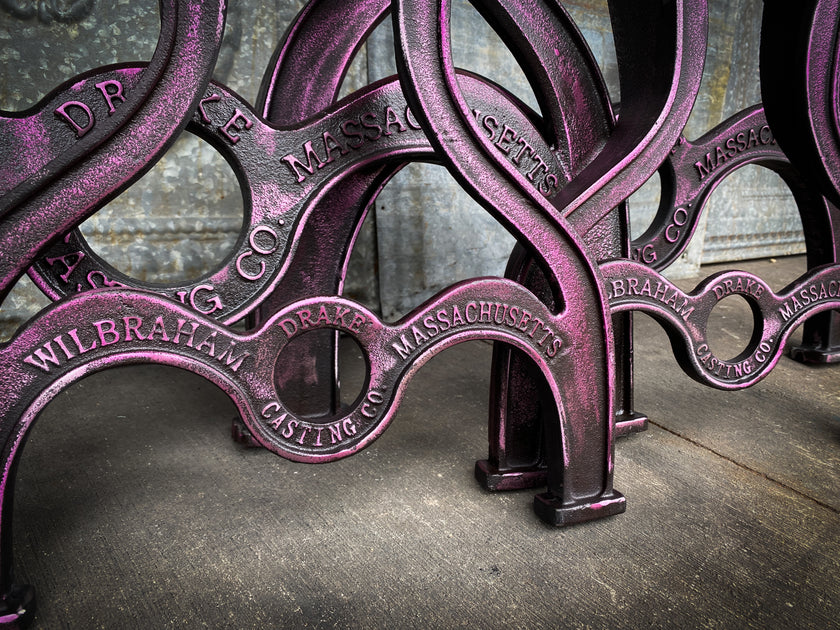 Metallic Purple Haze Combo Set Classic Drake Bench & Table Legs – Drake ...