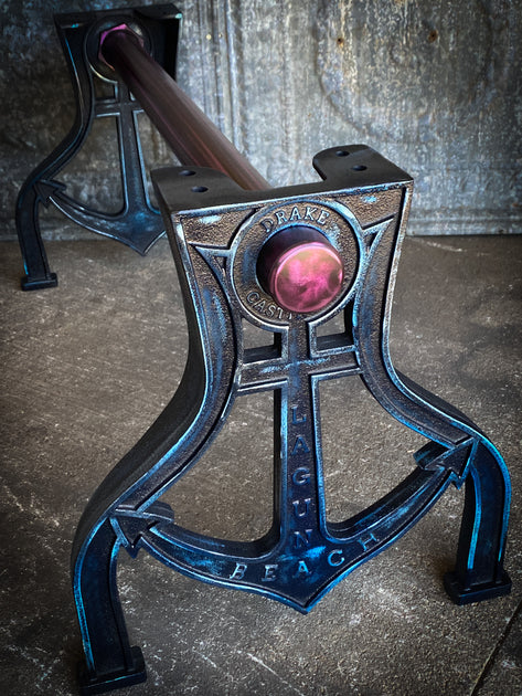 Metallic Meteorite Combo Sets Coffee Table and Bench Legs – Drake ...