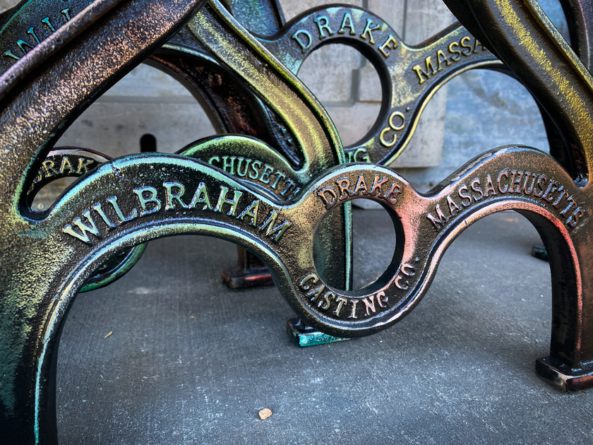 American Graffiti Combo Set Classic Drake Bench & Table Legs – Drake ...