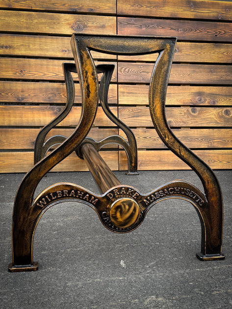 Classic Drake Dining Table Base 28" Tall Burnt Brass – Drake Casting ...