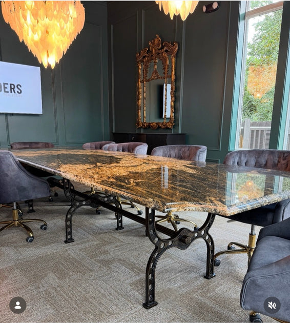 The Bridge Conference Table Stretcher Base – Drake Casting Company