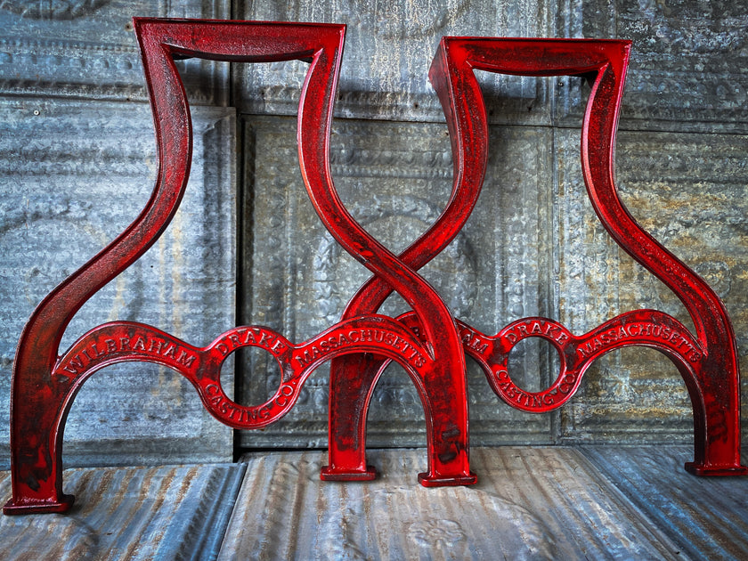 "THE FACTORY" Dining Table Legs Cast Iron Drake Casting Co. – Drake ...