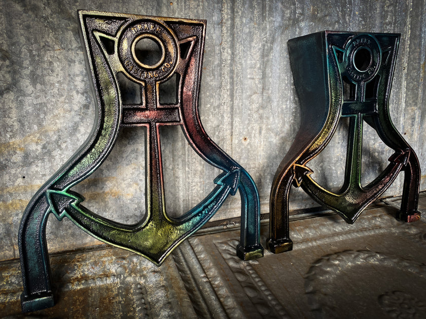 Cast Iron Anchor Coffee Table Legs Bench Legs American Graffiti – Drake ...