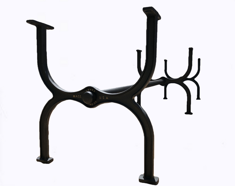 Trestle Base Three Legs Desk Table Base – Drake Casting Company