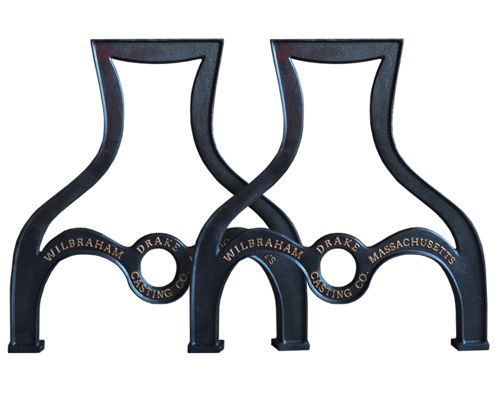 Classic Drake Dining Industrial Iron Legs | Restaurant Hardware | DIY ...